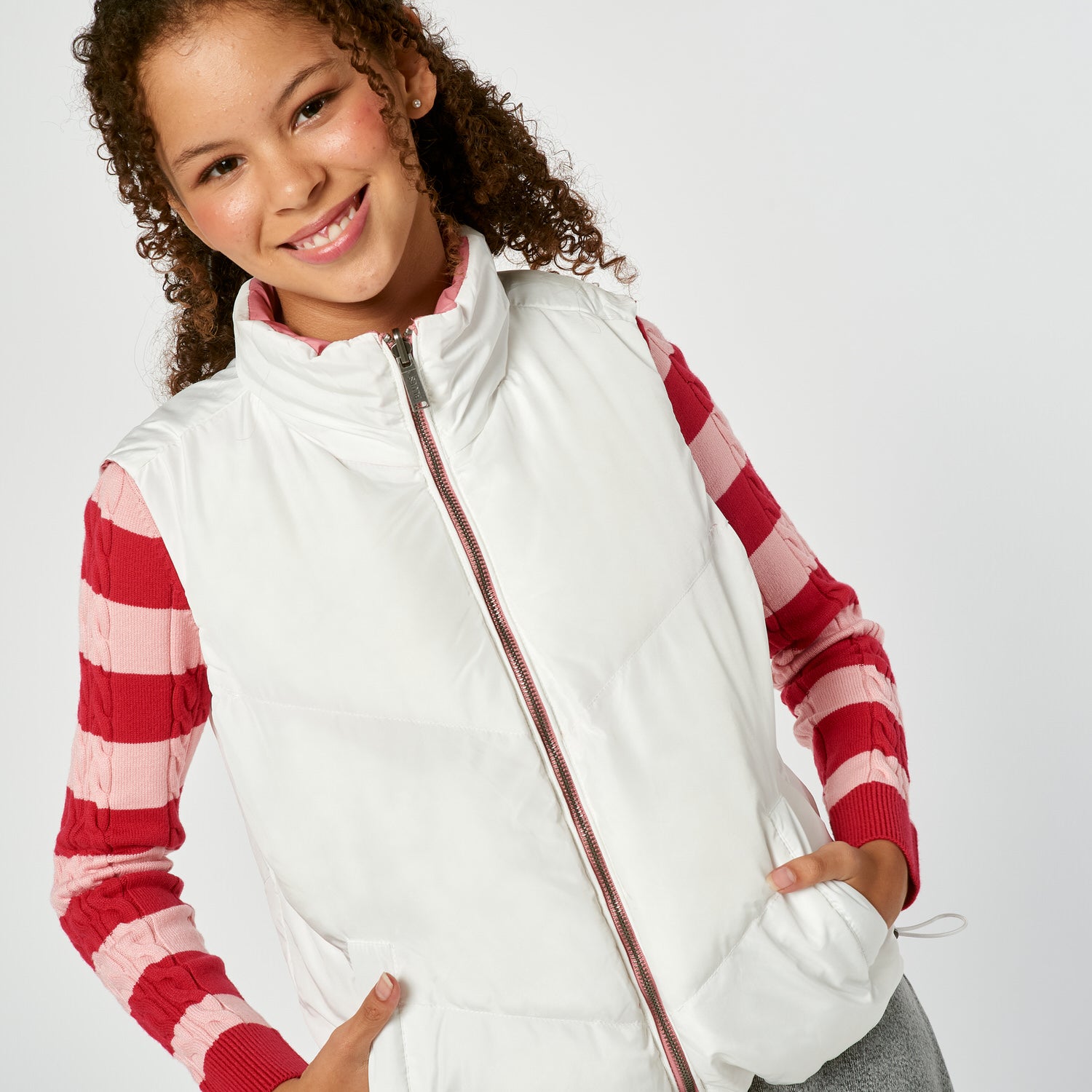 Chaleco Reversible Palo Rosa